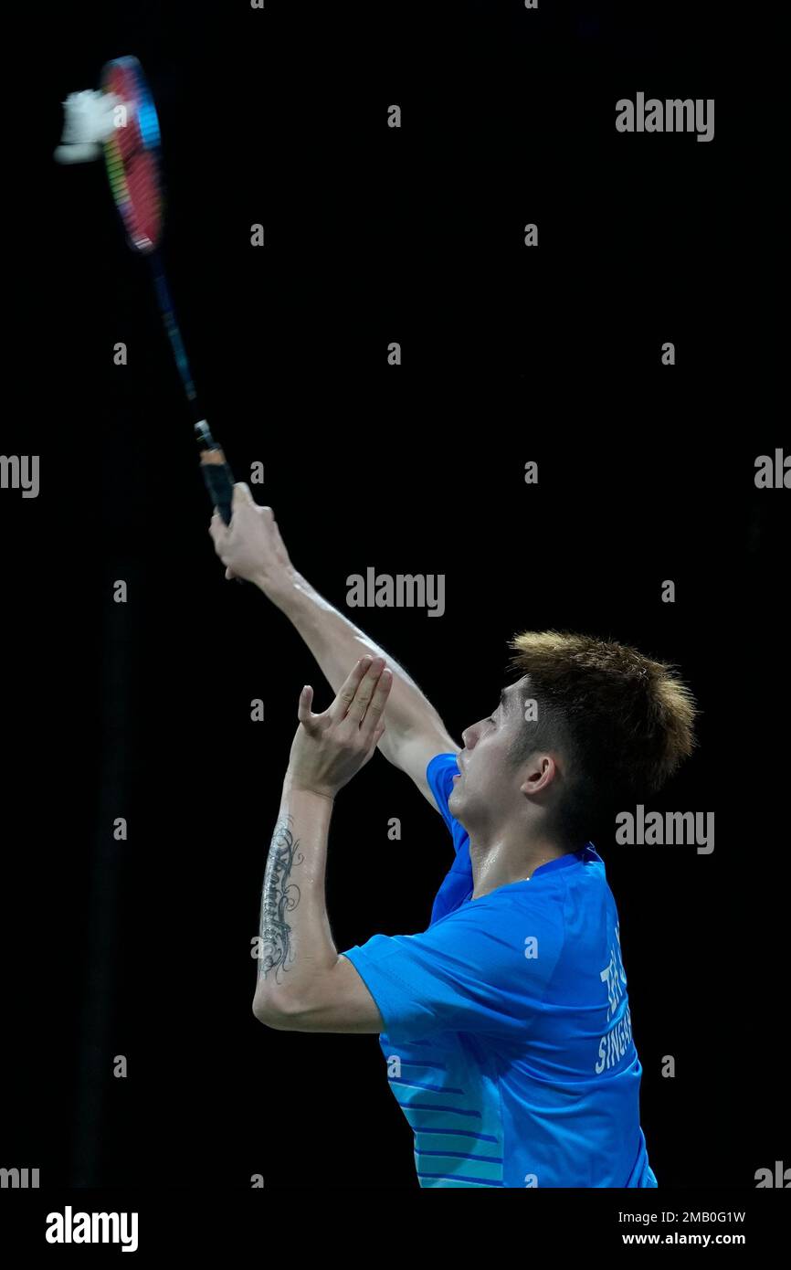 Singapore's Jia Heng Teh competes against Kennie Maarten King of ...