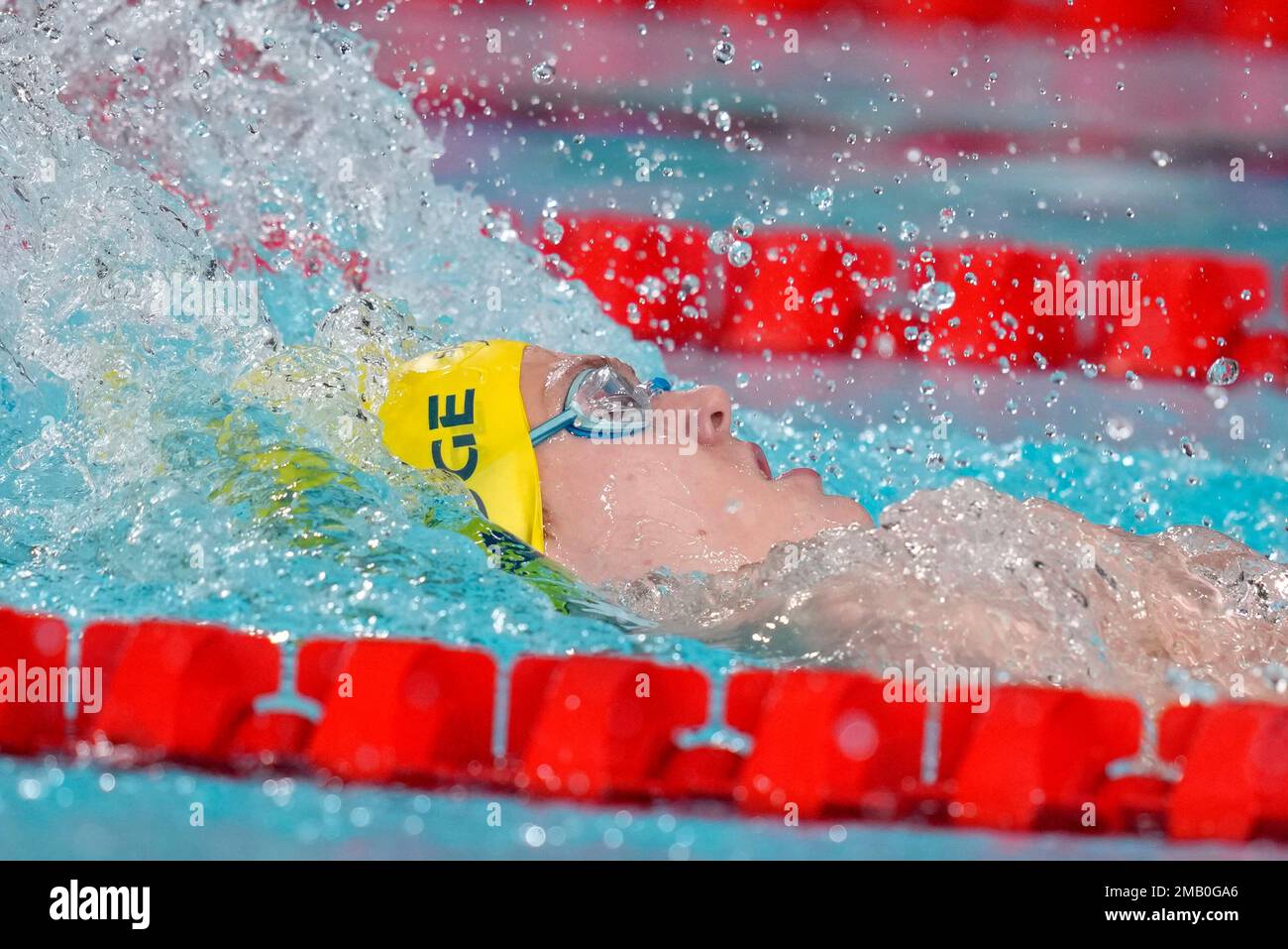 Timothy Hodge of Australia competes in the Men's 100 meters backstroke ...