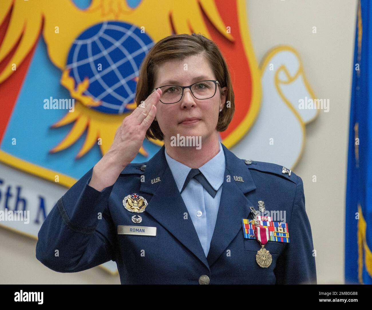 U.S. Air Force Col. Karri Roman, 375th Health Care Operations Squadron ...