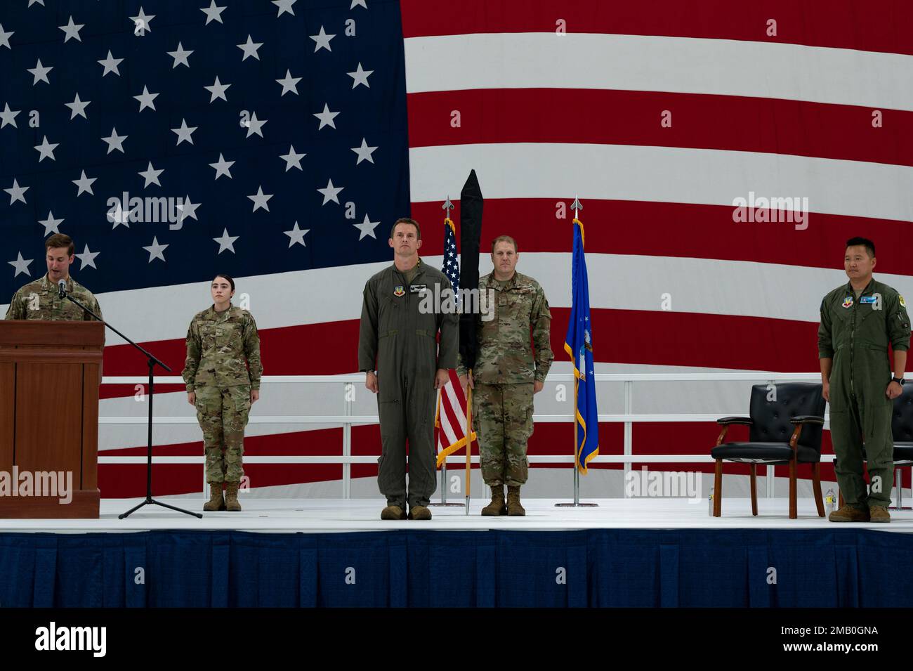 Lt. Col. Brandon Nauta, 65th Aggressor Squadron commander, assumes ...