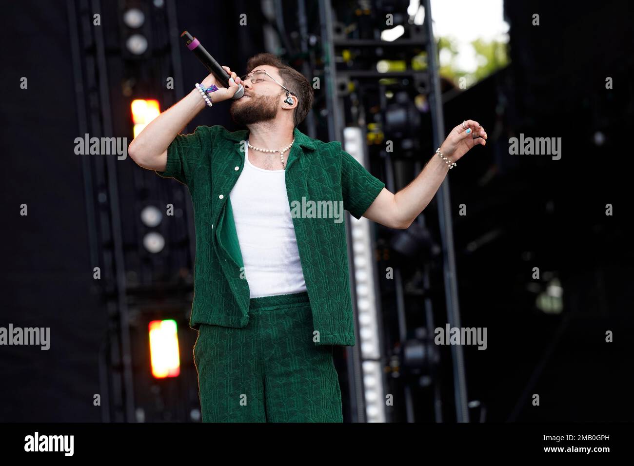 Jordy performs on day two of the Lollapalooza Music Festival on Friday ...
