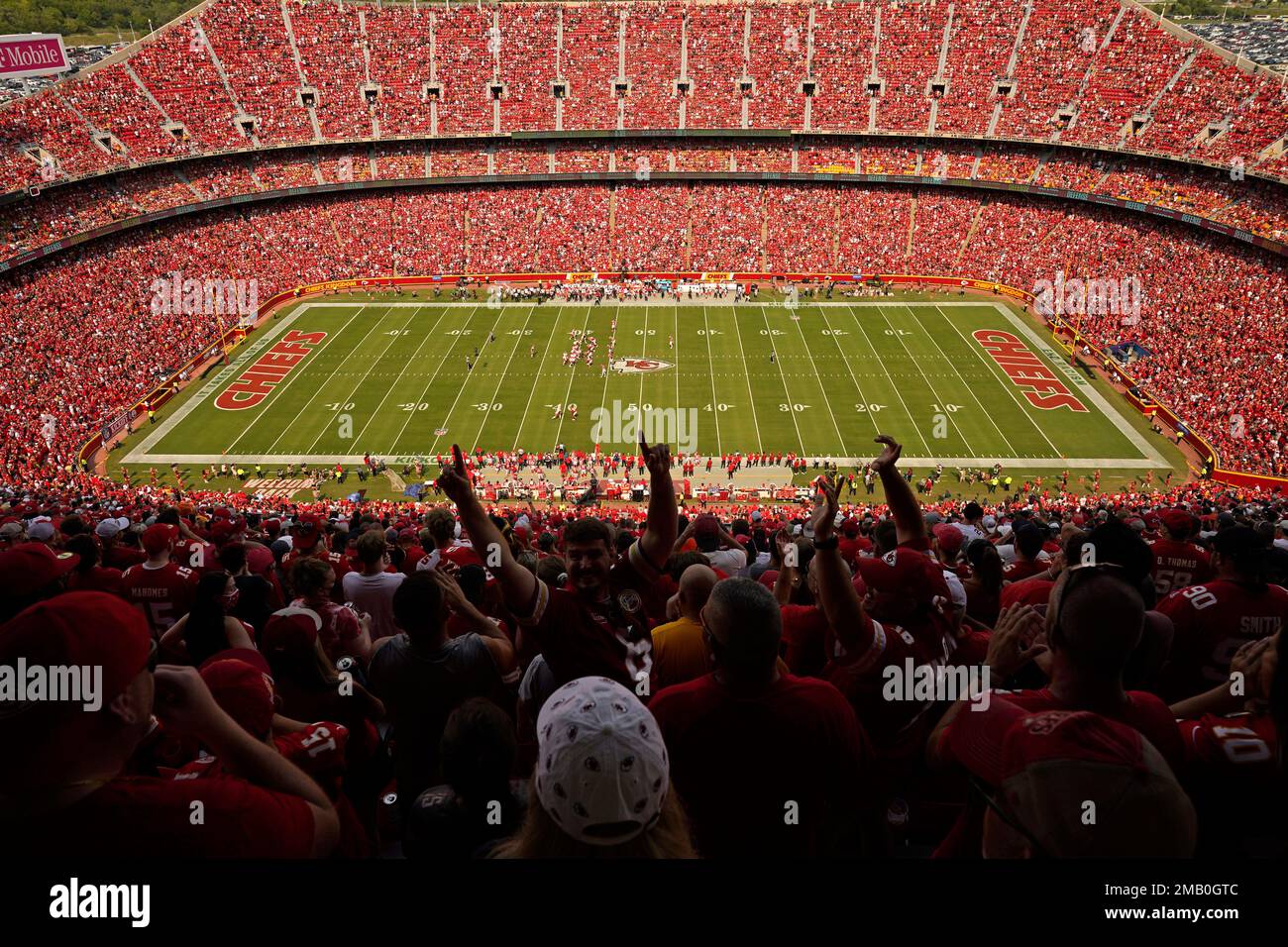 FILE - The Kansas City Chiefs and the Cleveland Browns play during the ...