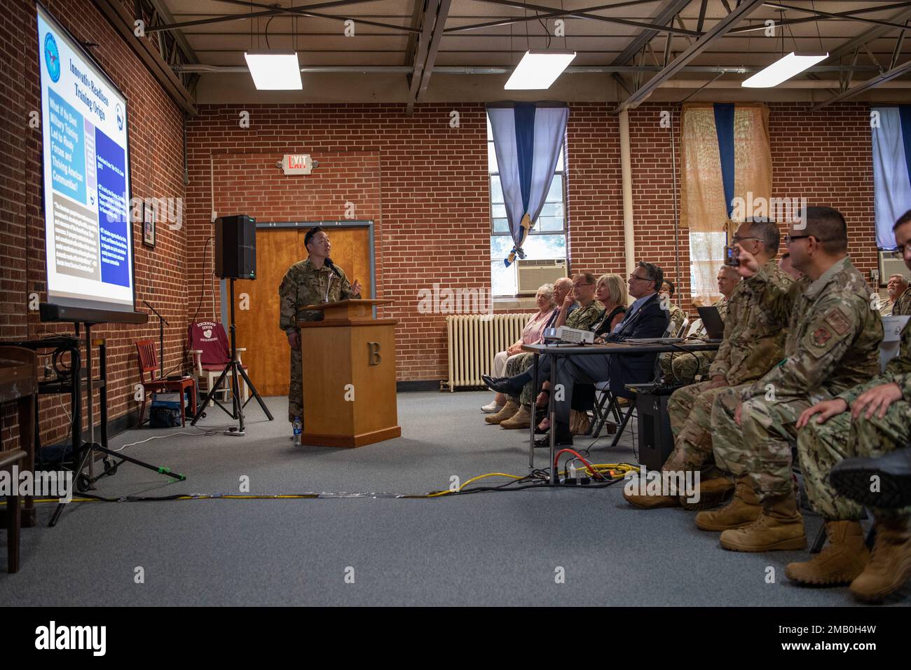 1st Lt. Chris Park, representing the Innovative Readiness Training ...