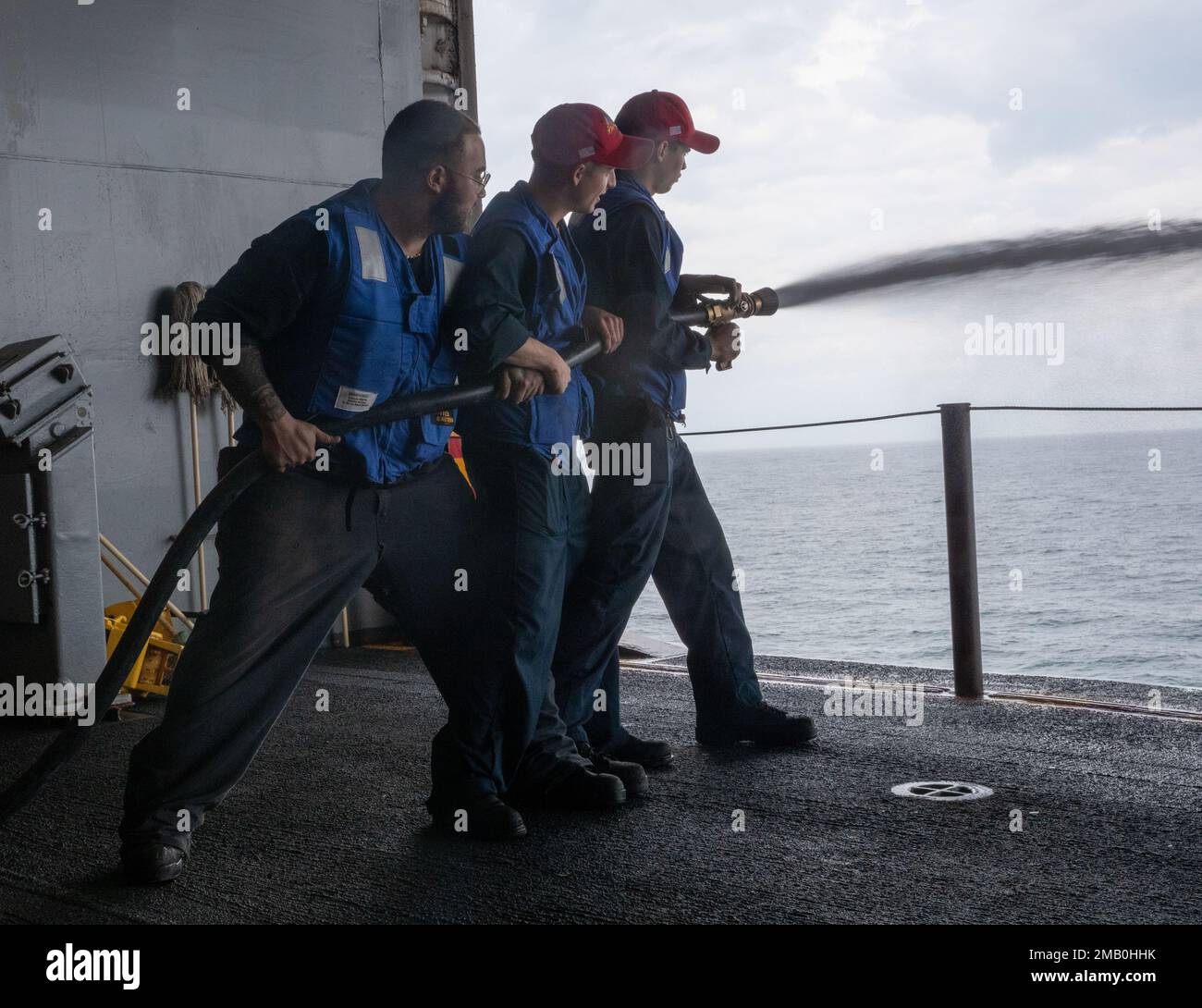 220609-N-GF276-1188 ATLANTIC OCEAN (June 09, 2022) - Sailors assigned ...