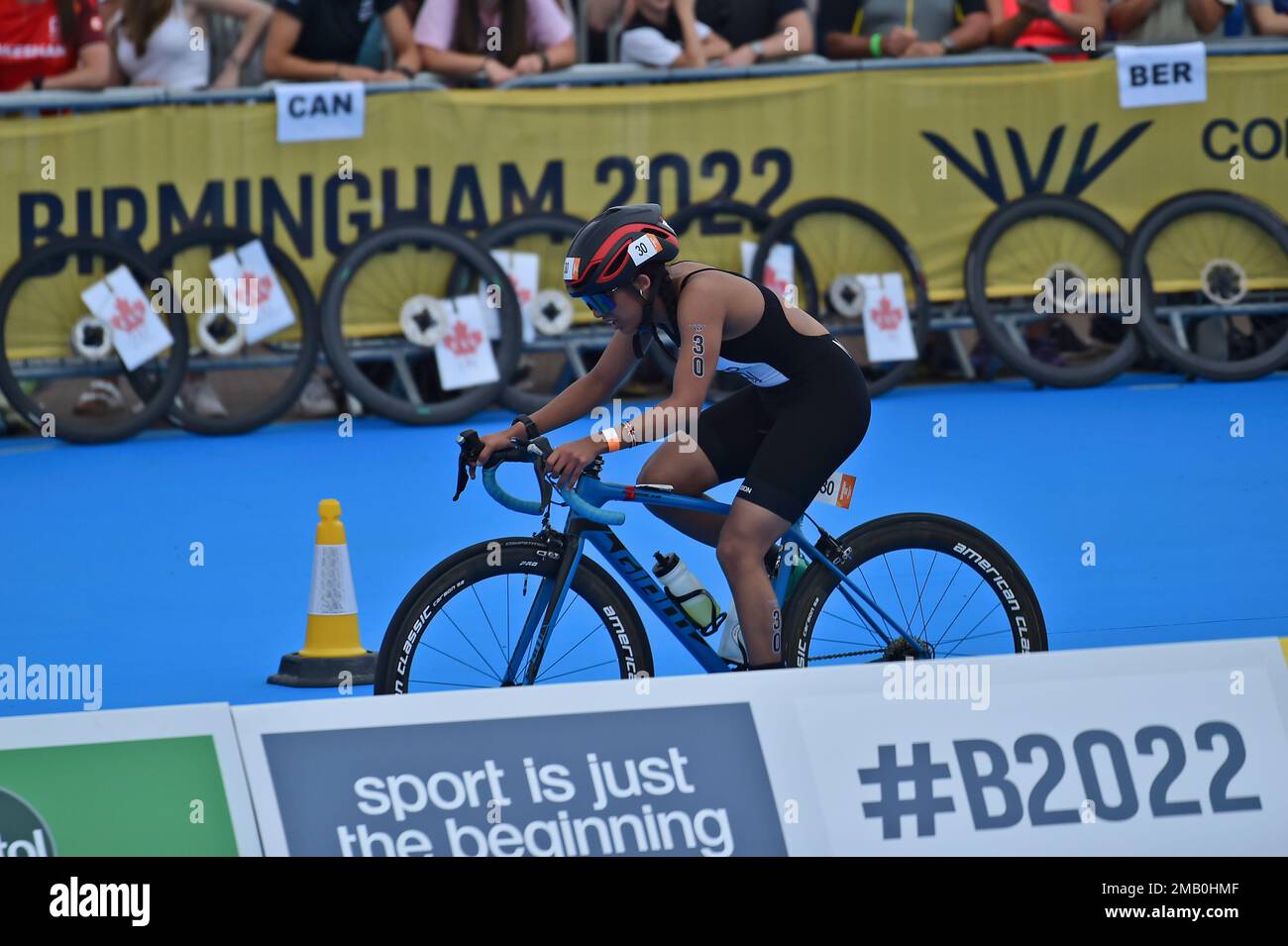 Aisha Nasser Baksh of Kenya competes in the women's individual ...