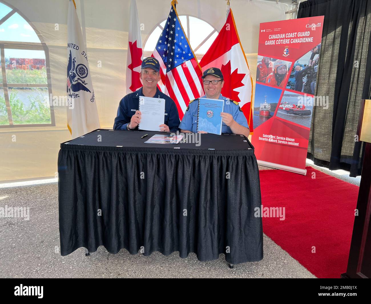 Rear Adm. Nathan Moore, U.S. Coast Guard 17th District, commander, and ...