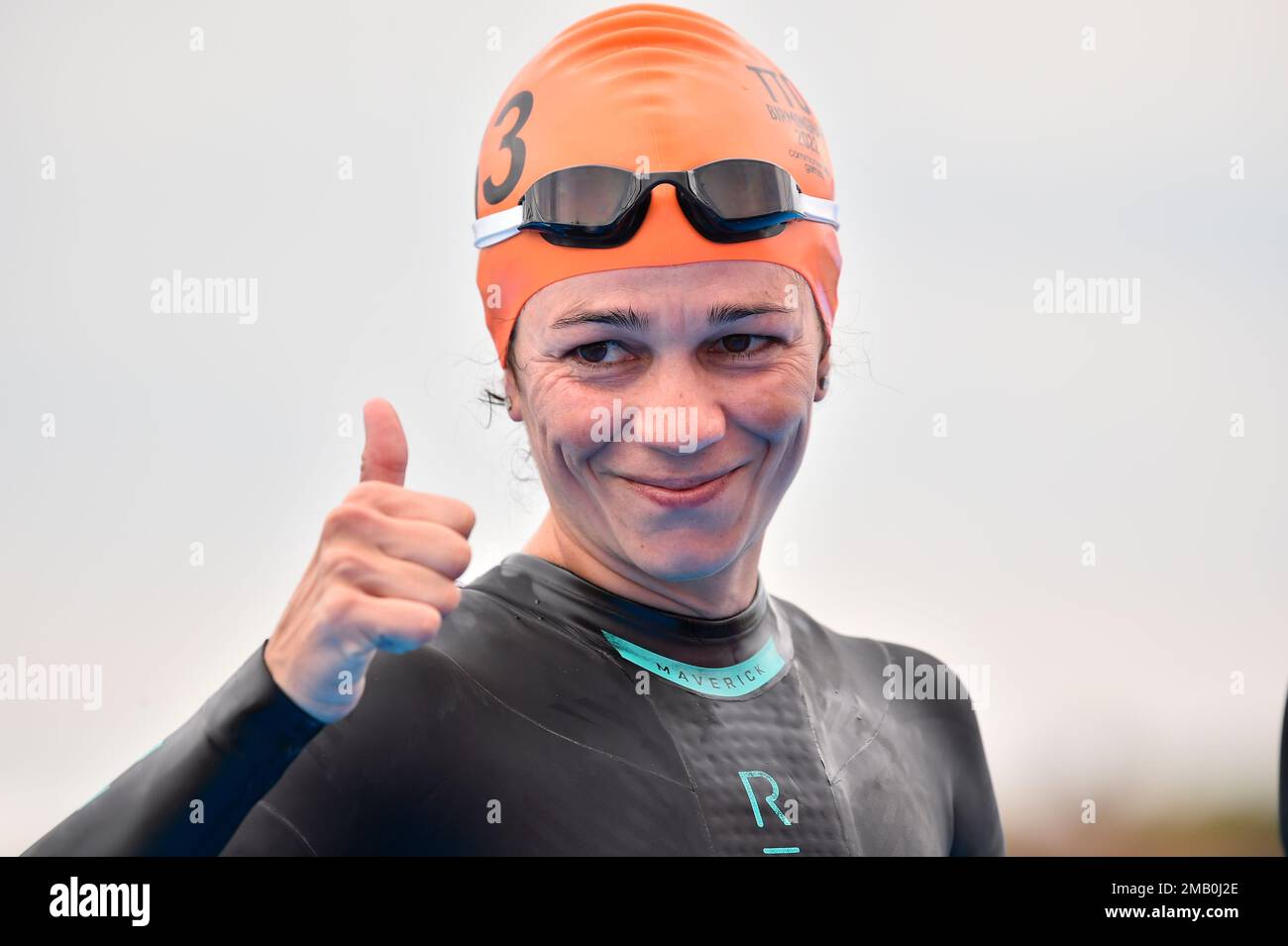 Jenna Ross of Trinidad And Tobago prepares to compete in the women's ...