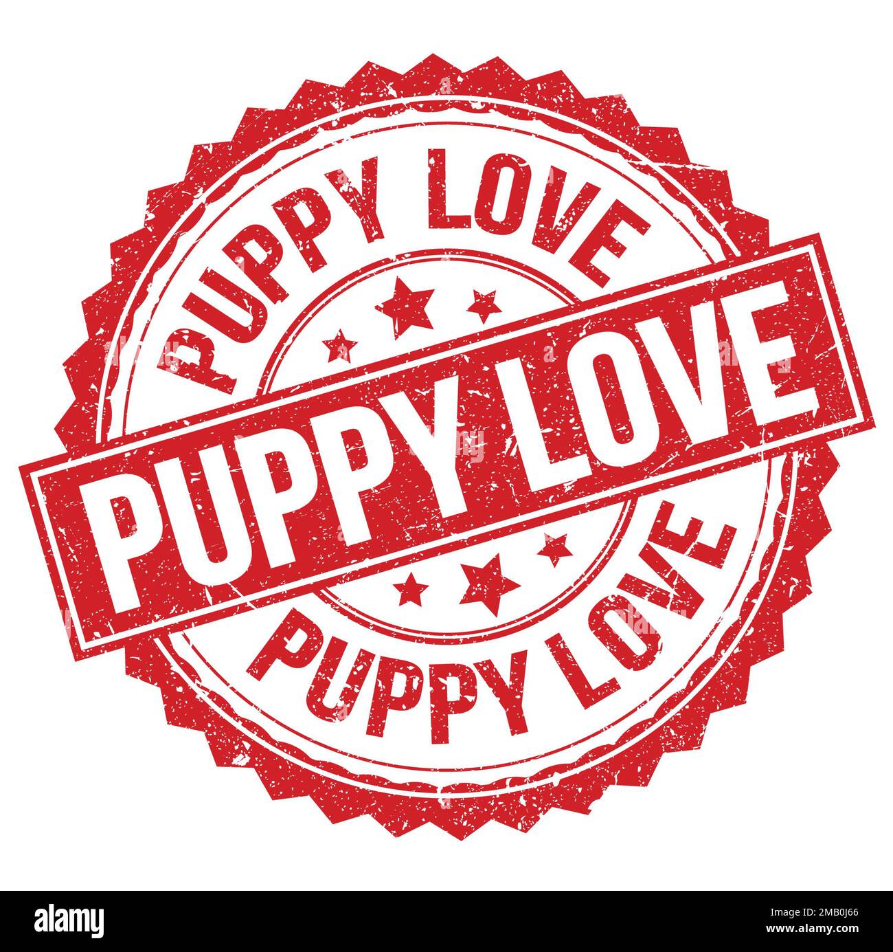 PUPPY LOVE text written on red round stamp sign Stock Photo - Alamy