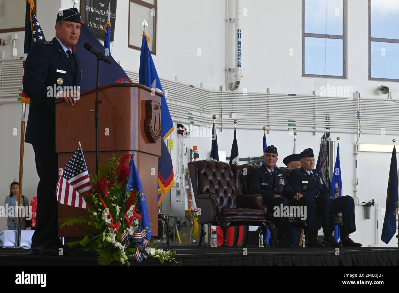 U.S. Air Force Lt. Gen. David A. Krumm, commander, 11th Air Force ...