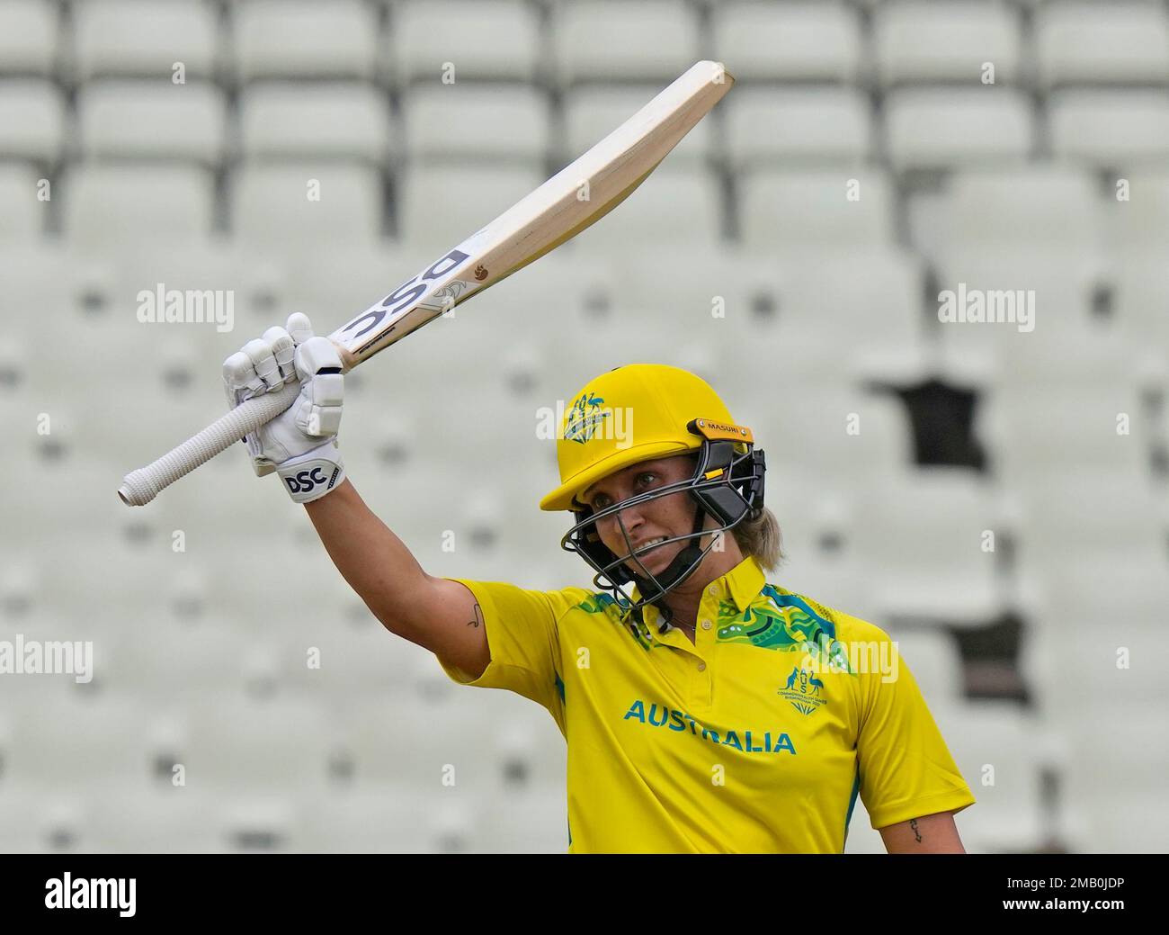Australia's Ashleigh Gardner celebrates scoring fifty runs during the ...