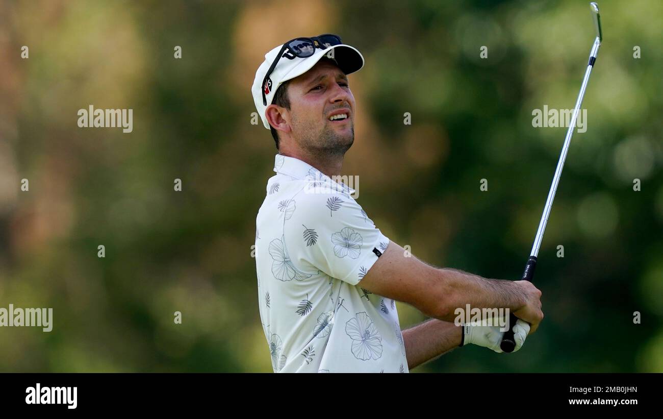 Martin Trainer plays during the first round of the Rocket Mortgage ...