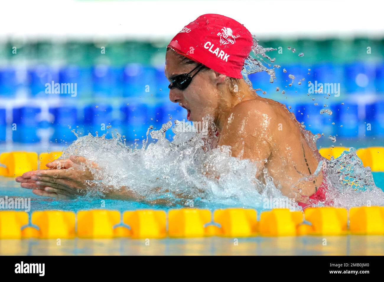 Imogen Louise Clark of England competes in the Women's 50m Breastroke ...