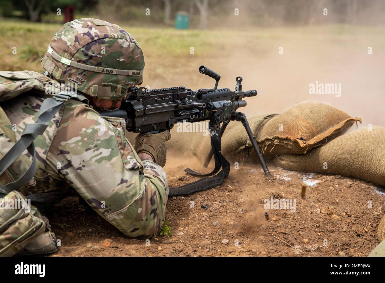 Staff Sgt. Calvin Miller, a combat engineer assigned to Eighth Army and ...