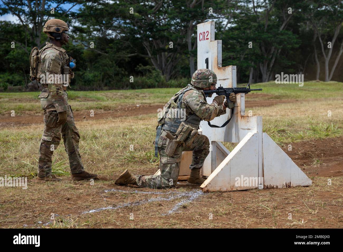 Staff Sgt. Calvin Miller, a combat engineer assigned to Eighth Army and ...