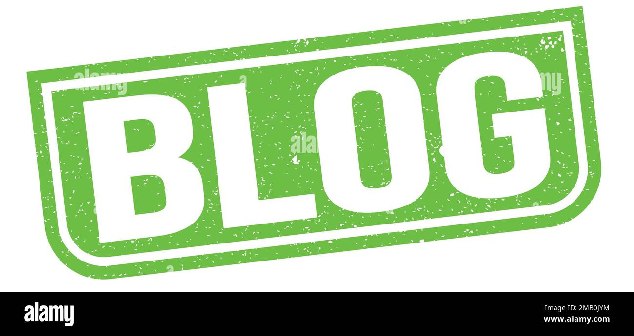 Blog stamp Cut Out Stock Images & Pictures - Alamy