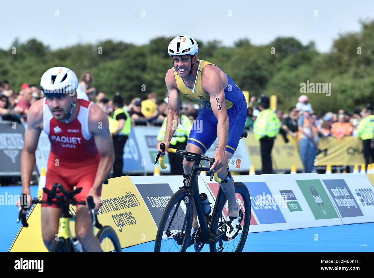 Matthew Wright of Team Barbados competes in the men's individual ...