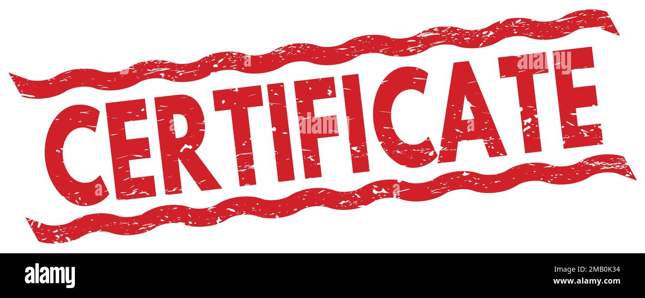 Certificate logo Cut Out Stock Images & Pictures - Alamy
