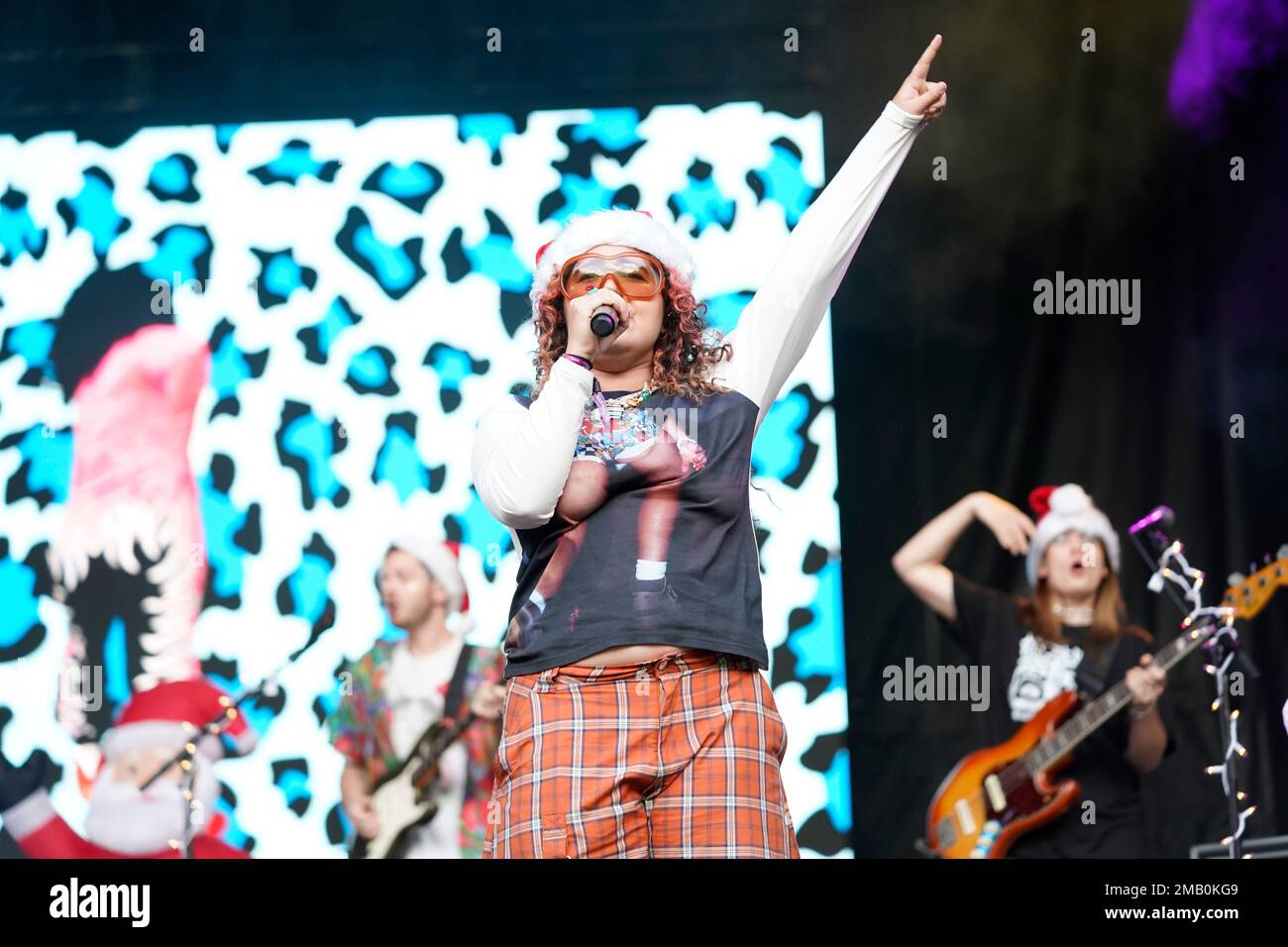 Remi Wolf performs on day one of the Lollapalooza Music Festival on ...