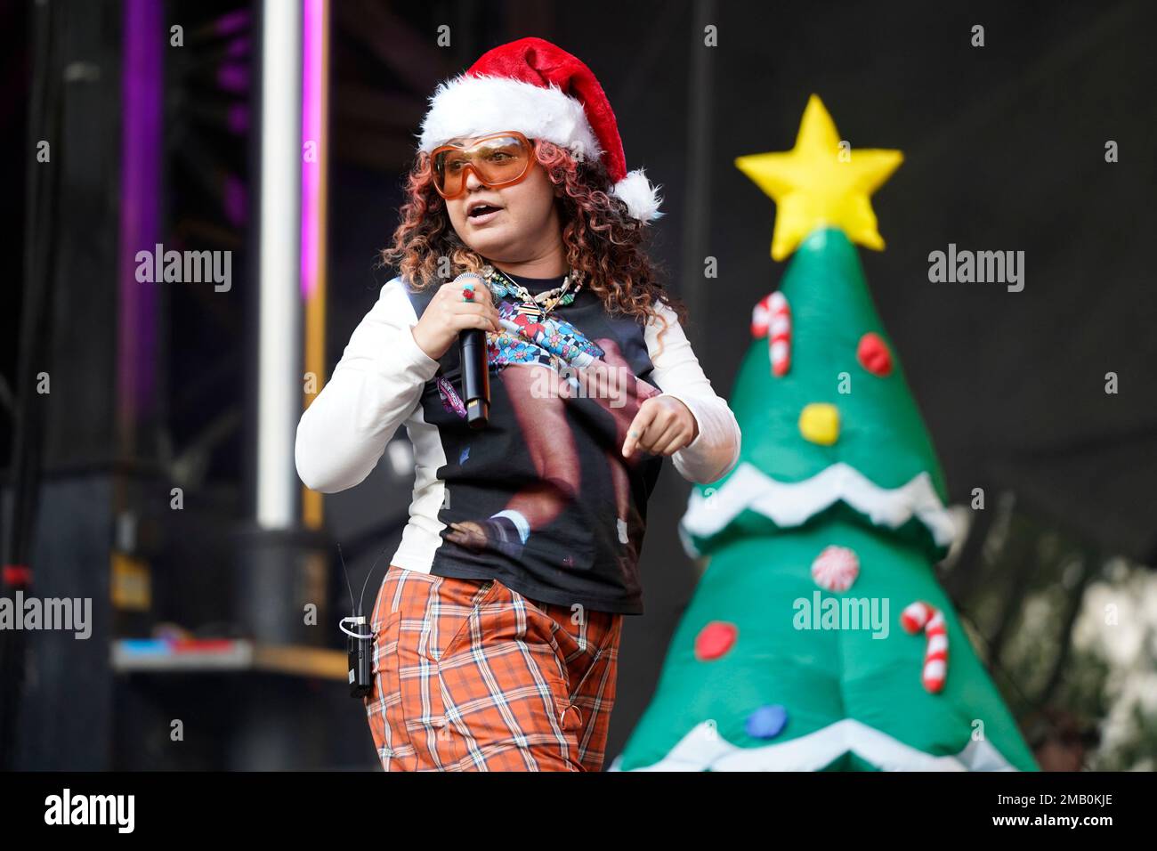 Remi Wolf performs on day one of the Lollapalooza Music Festival on ...
