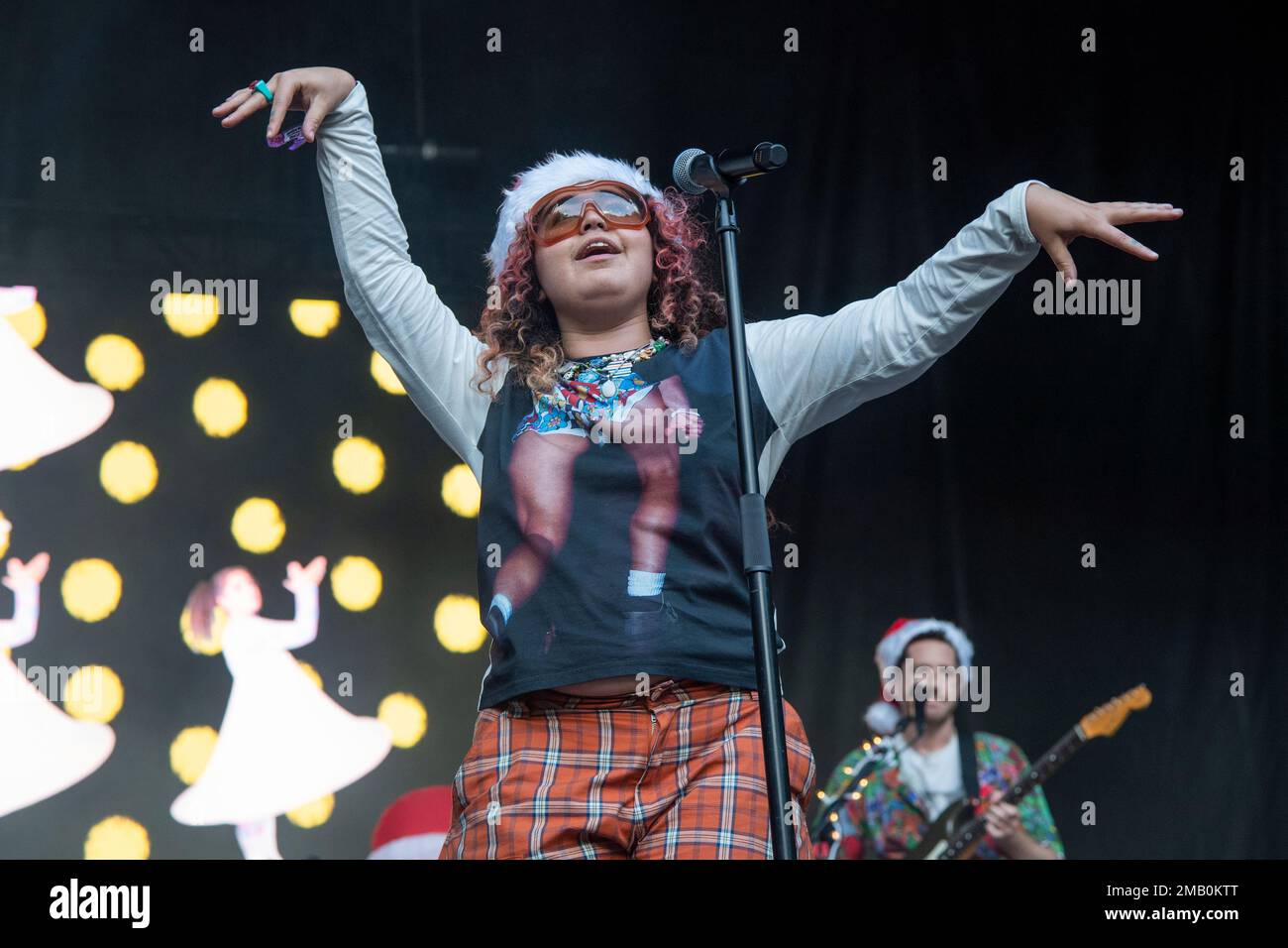 Remi Wolf performs on day one of the Lollapalooza Music Festival on ...