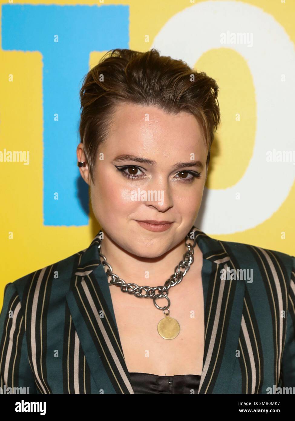 Actor Nadia Alexander attends the premiere of "Not Okay" at the ...