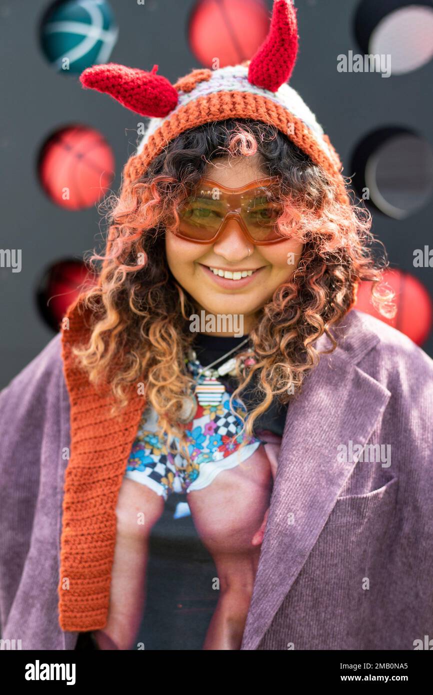 Remi Wolf poses for a portrait on day one of the Lollapalooza Music ...