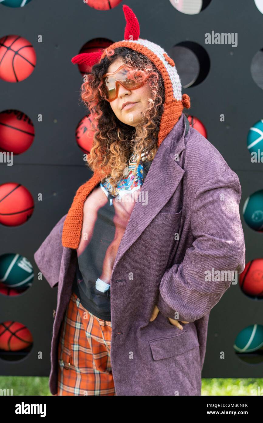 Remi Wolf poses for a portrait on day one of the Lollapalooza Music ...