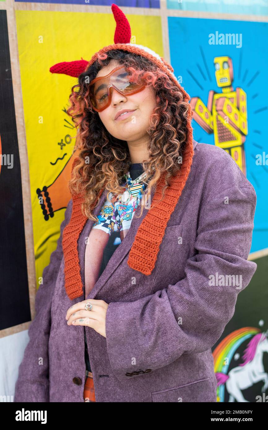 Remi Wolf poses for a portrait on day one of the Lollapalooza Music ...