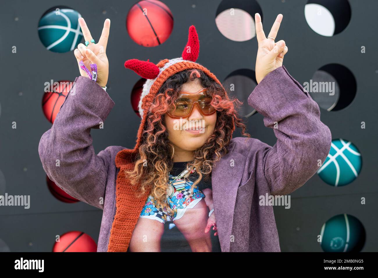 Remi Wolf poses for a portrait on day one of the Lollapalooza Music ...
