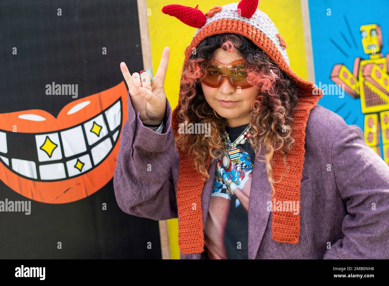 Remi Wolf poses for a portrait on day one of the Lollapalooza Music ...