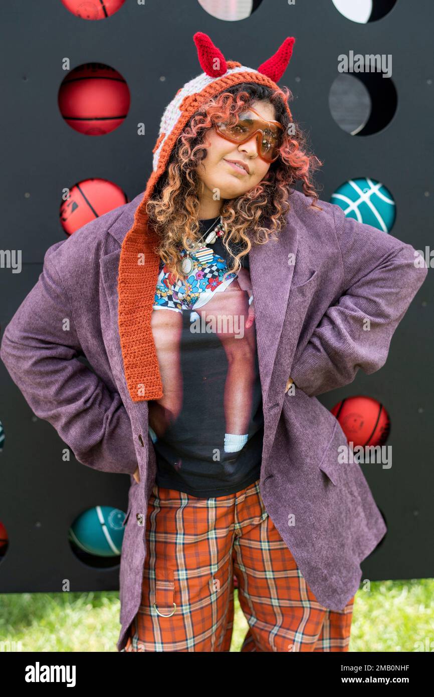 Remi Wolf poses for a portrait on day one of the Lollapalooza Music ...