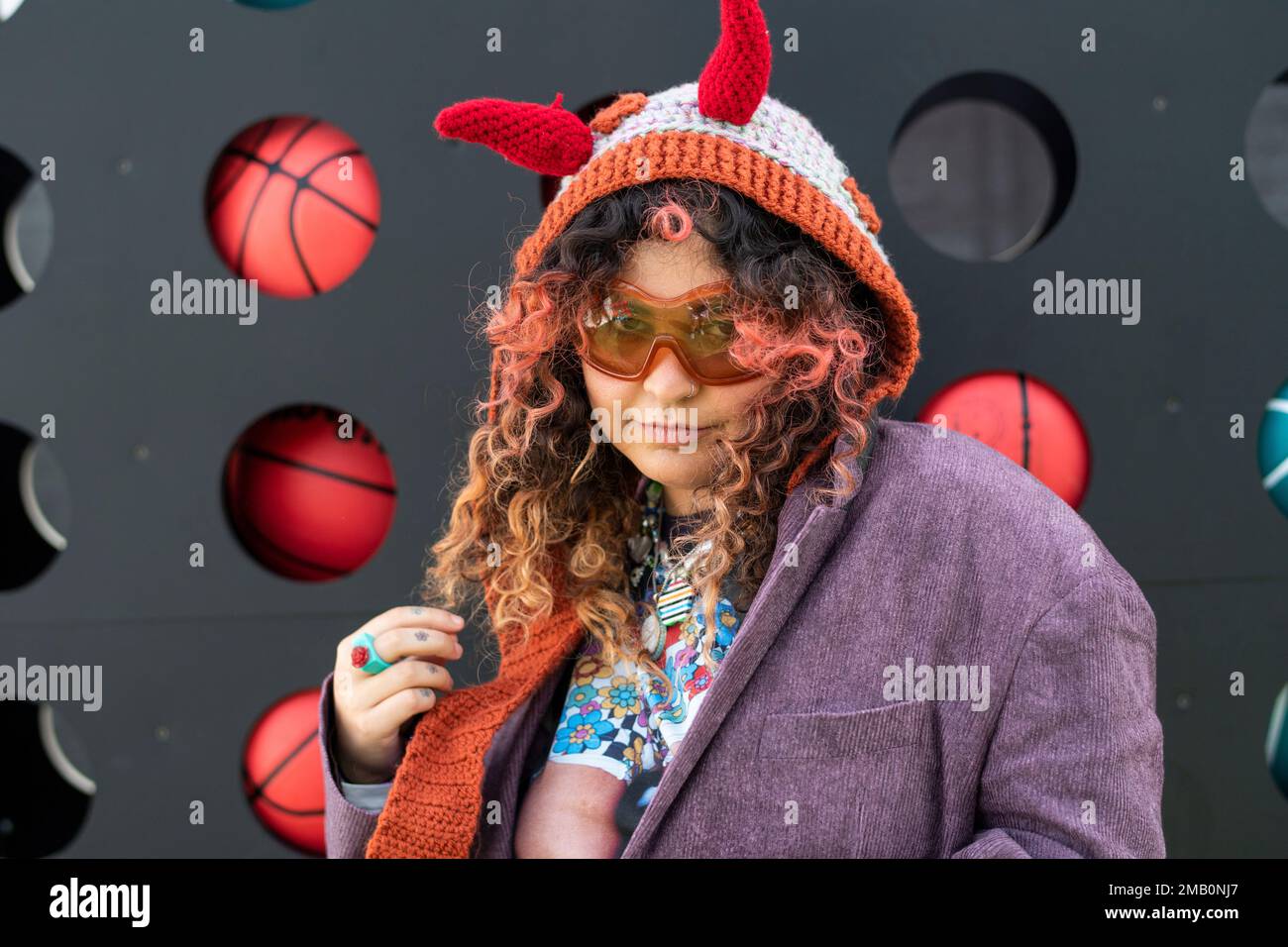 Remi Wolf poses for a portrait on day one of the Lollapalooza Music ...