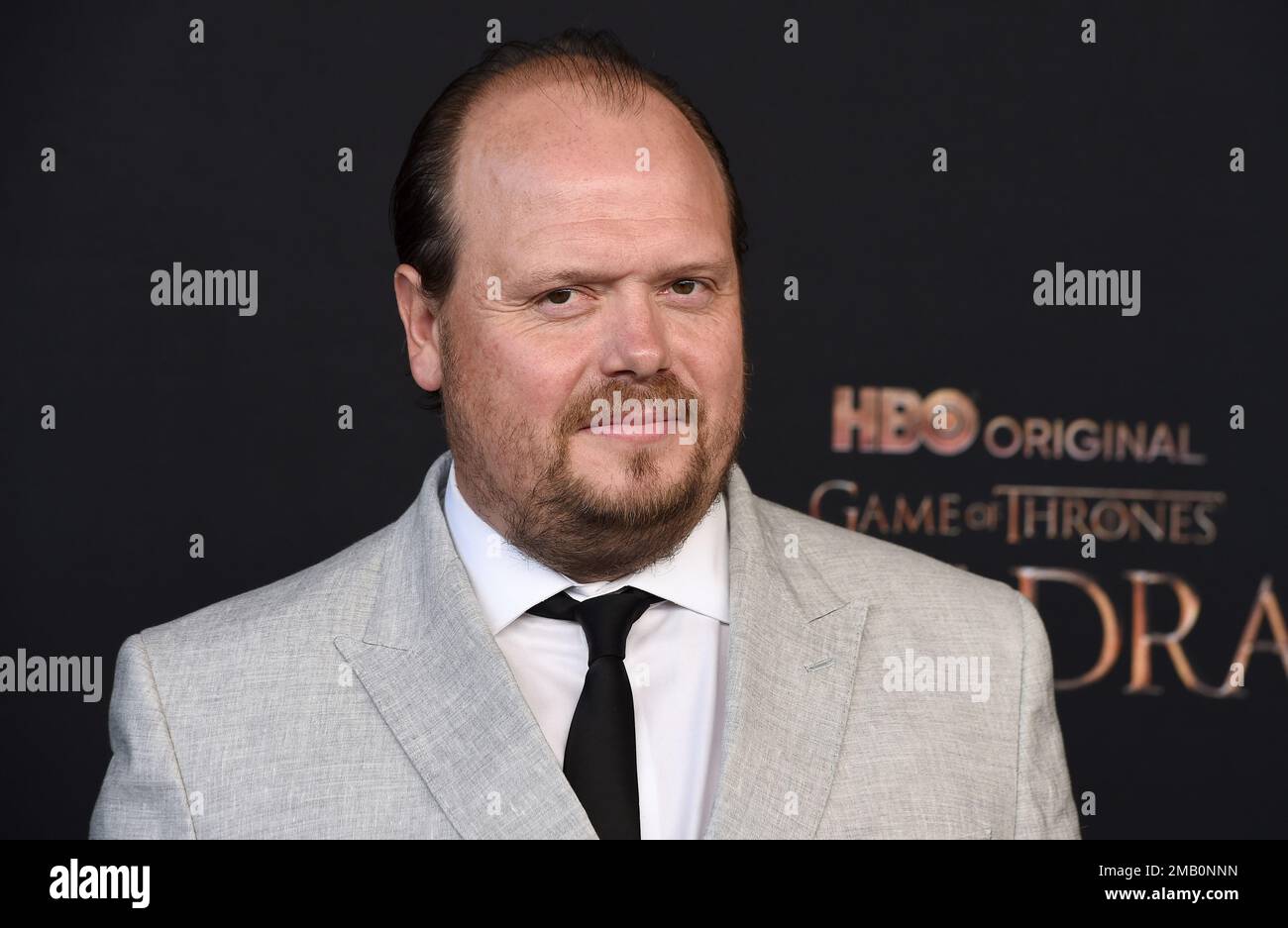 Gavin Spokes arrives at the premiere of "House of the Dragon" on ...