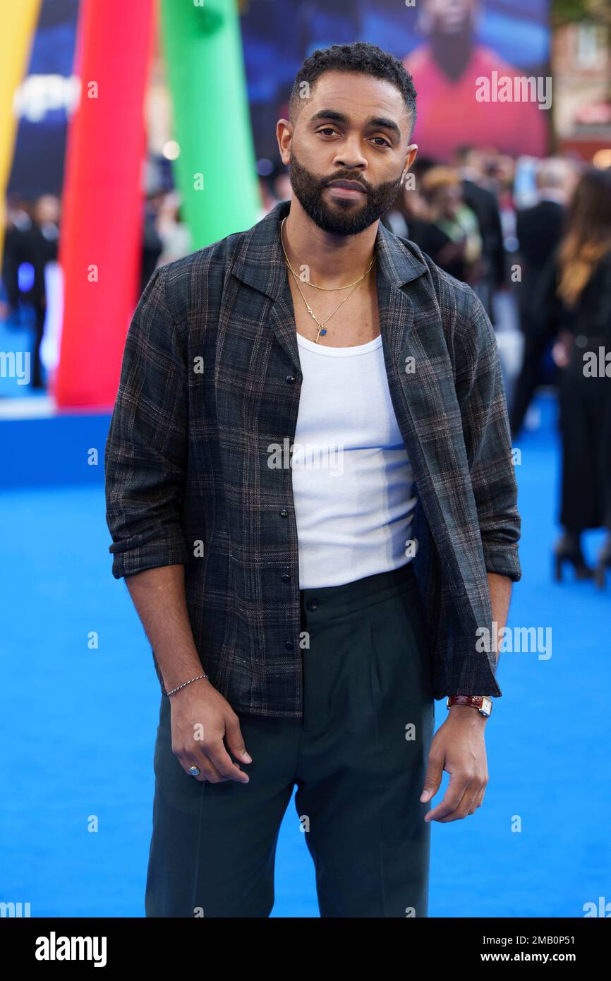 Anthony Welsh poses for photographers upon arrival for the premiere of ...