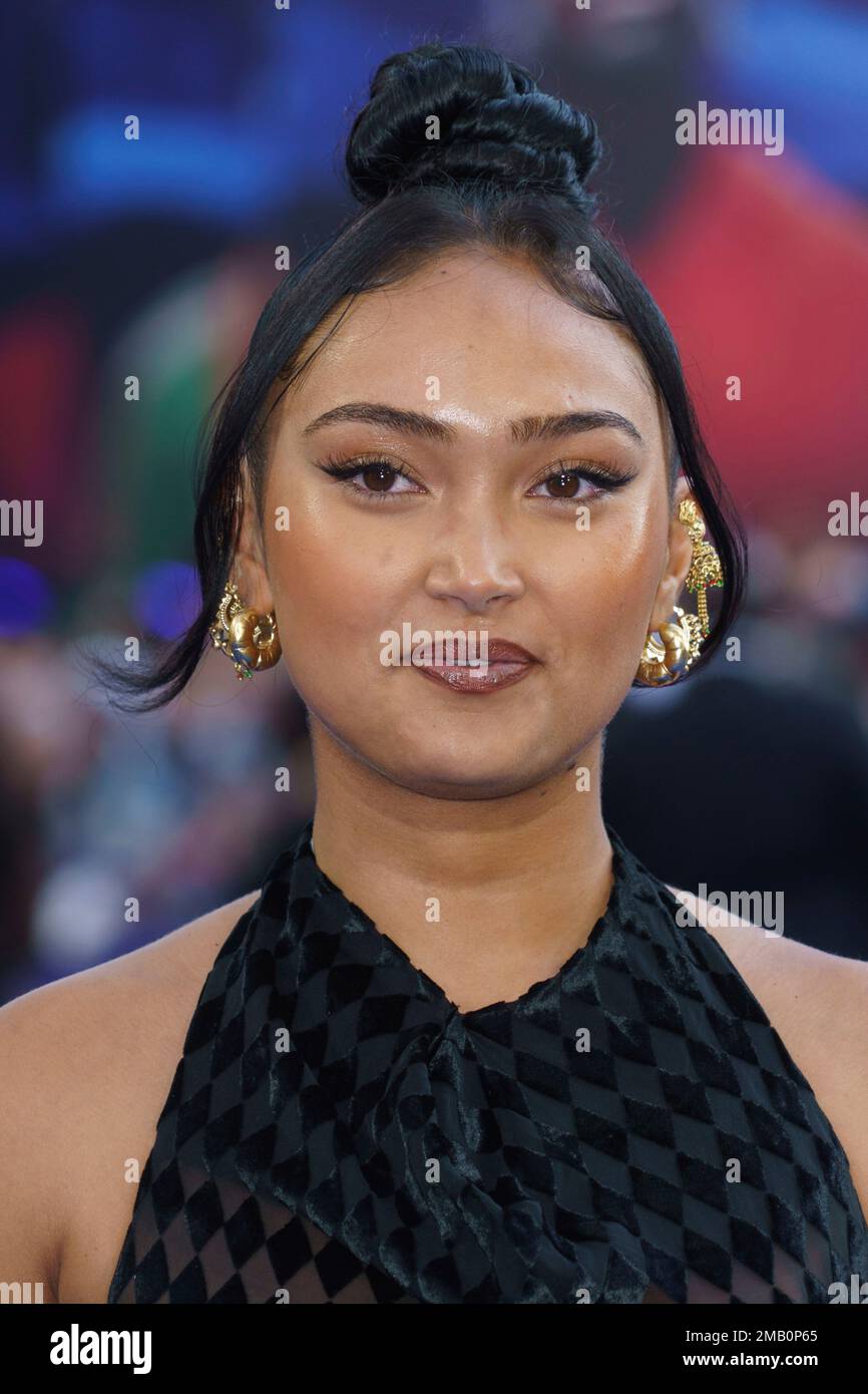 Joy Crookes poses for photographers upon arrival for the premiere of ...