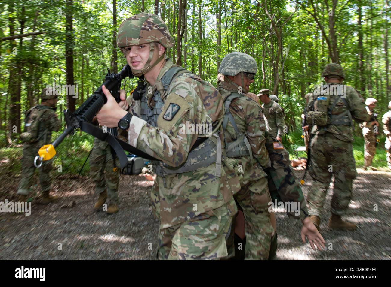 U.S. Army Advanced Individual Training Soldiers with 1st Battalion ...