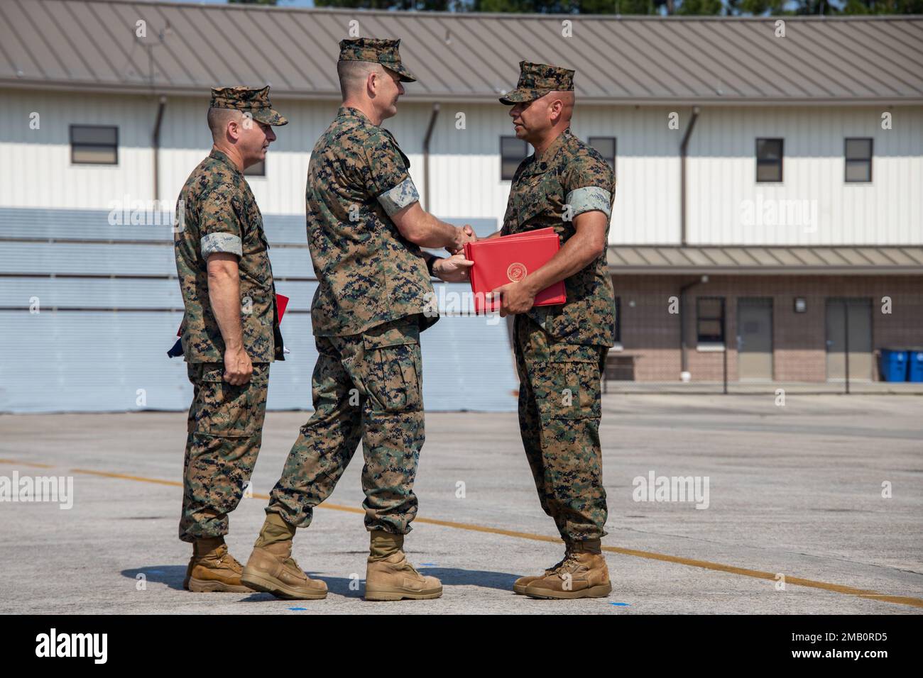 U.S. Marine Corps. Sgt. Maj. Artie Martinez, outgoing sergeant major ...
