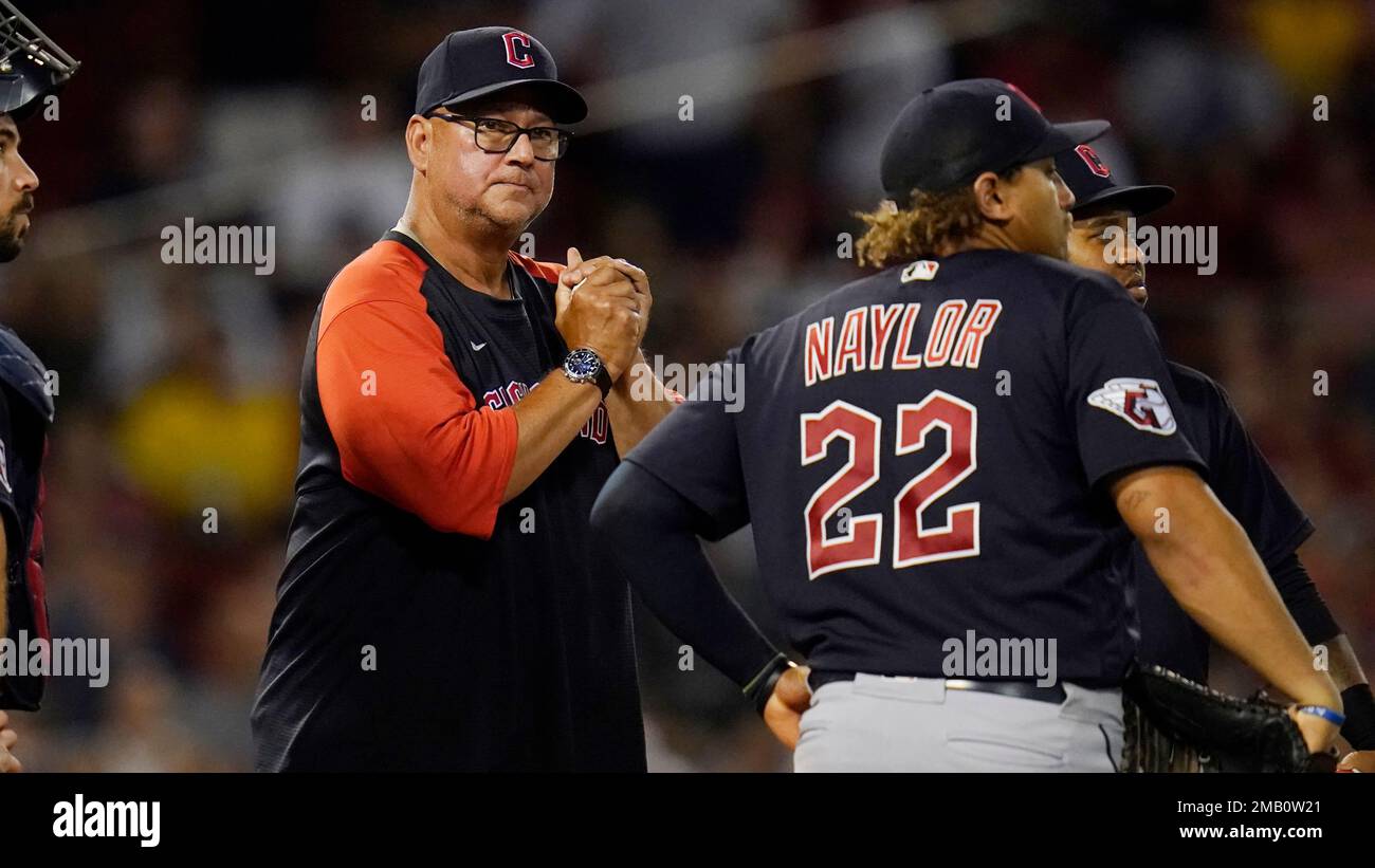 Cleveland Guardians manager Terry Francona during a baseball game at ...