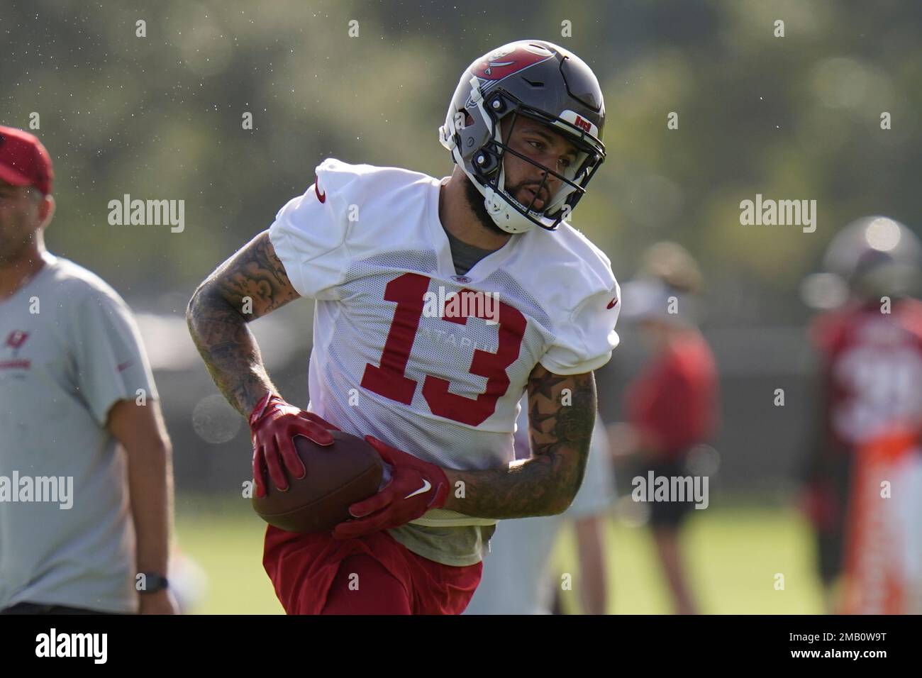 Tampa Bay Buccaneers wide receiver Mike Evans after a catch during an ...