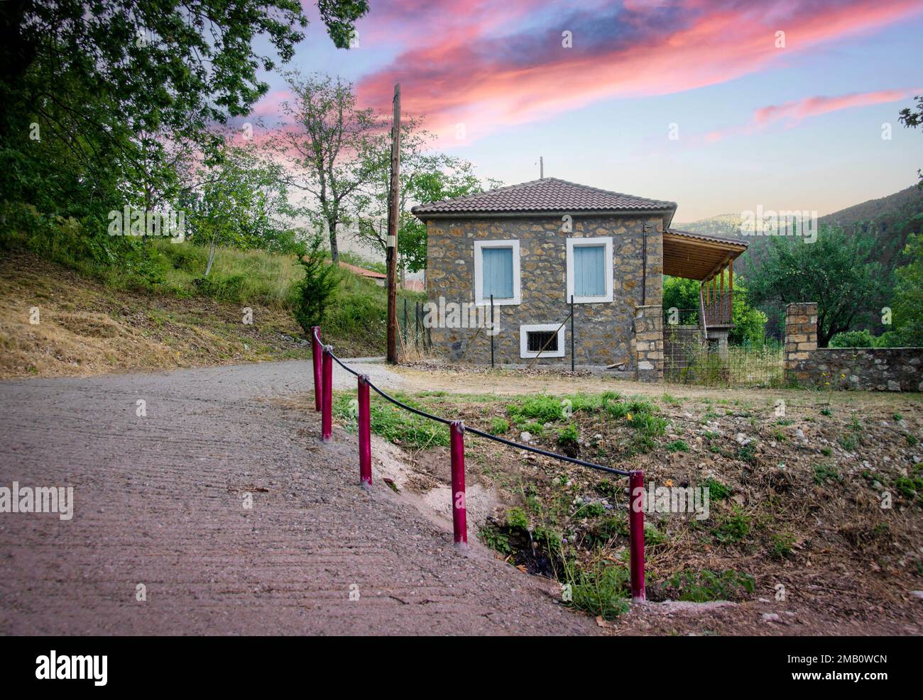 Greece traditional farm house hi-res stock photography and images - Alamy