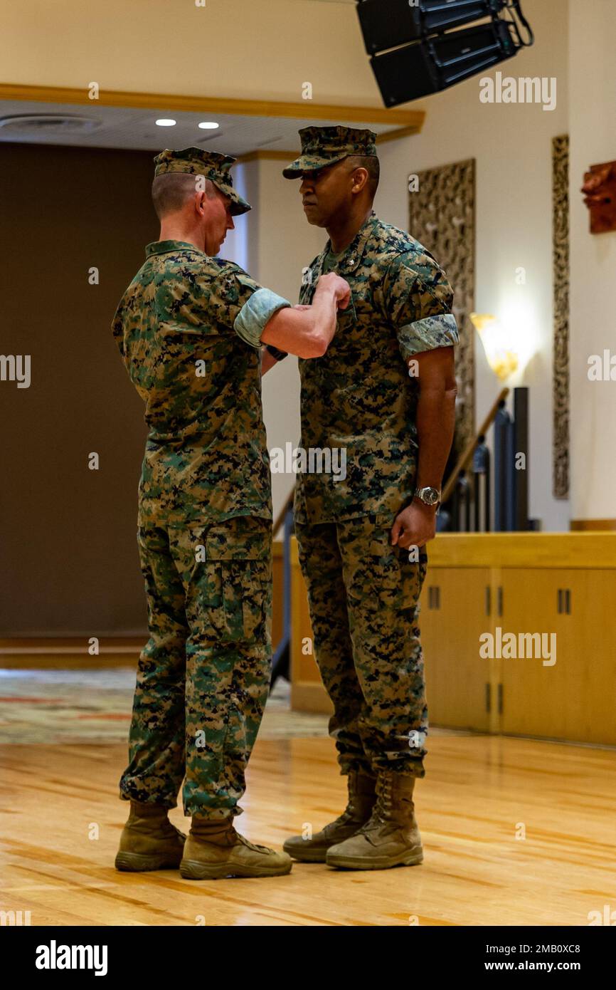 U.S. Marine Corps Col. Jonathon Sims, Commander Officer, 12th Marines ...