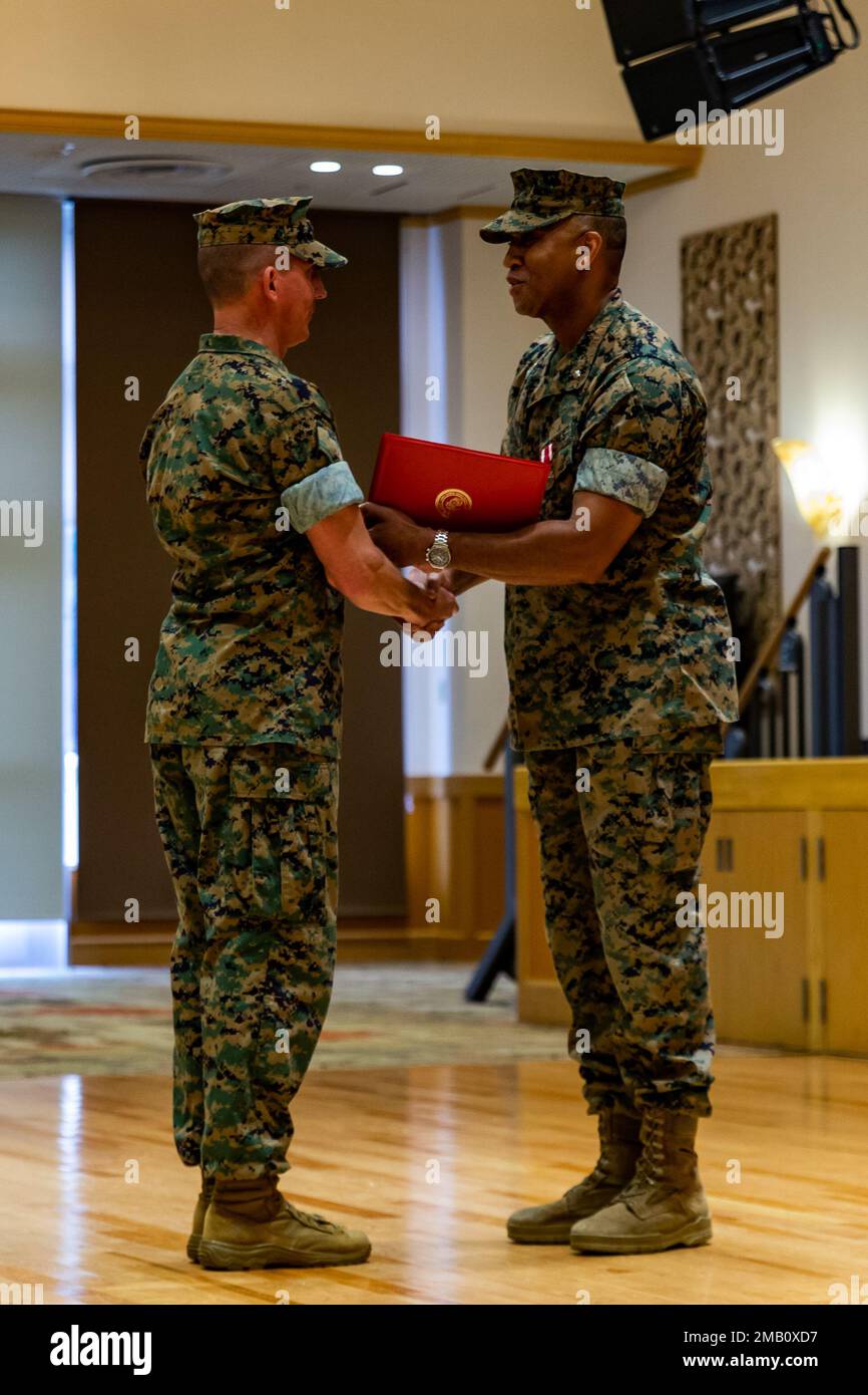 U.S. Marine Corps Col. Jonathon Sims, Commander Officer, 12th Marines ...
