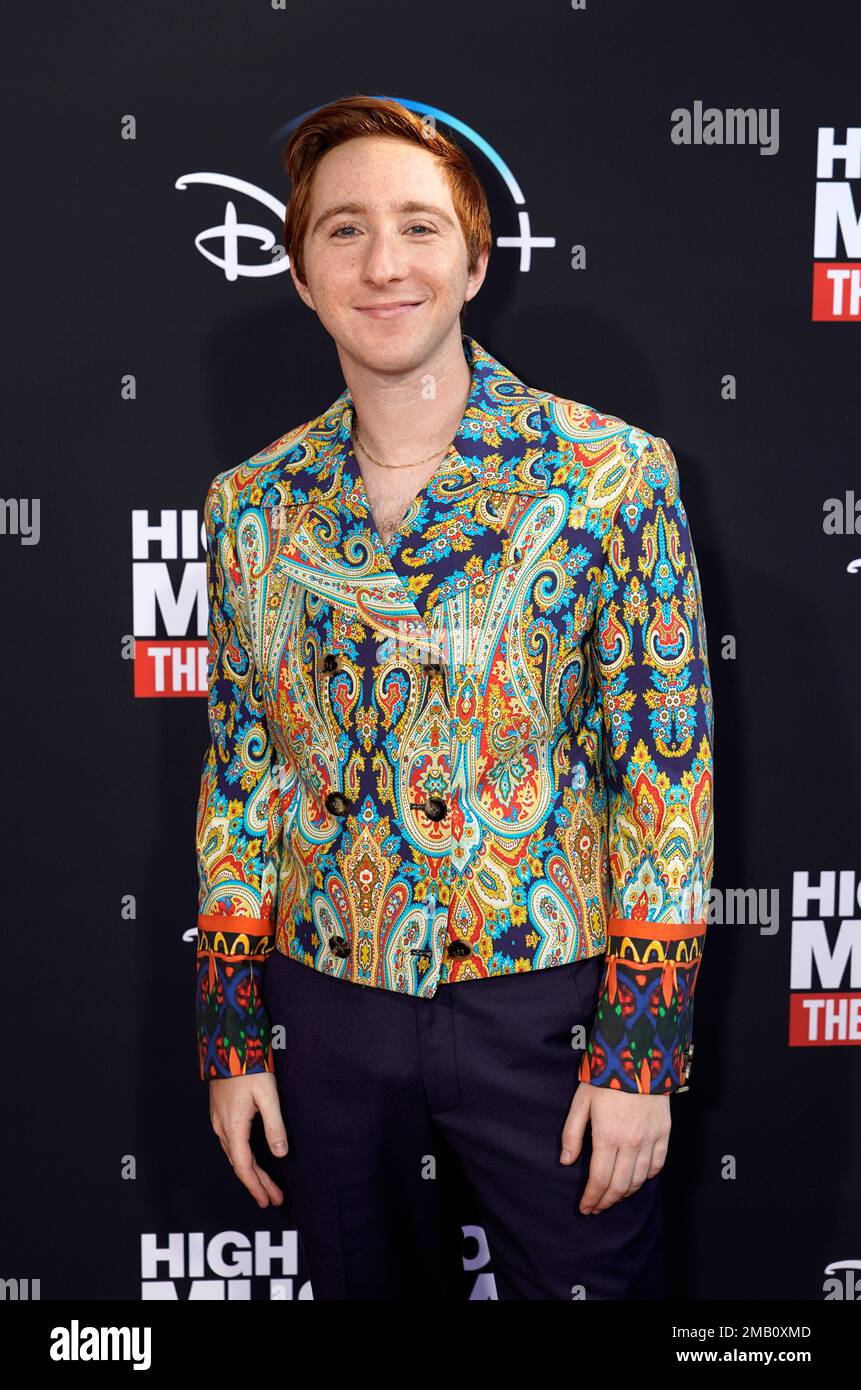 Larry Saperstein poses at the season three premiere of the Disney ...