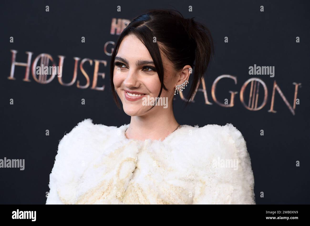 Olivia Cooke, who plays a young Alicent Hightower, poses at the ...