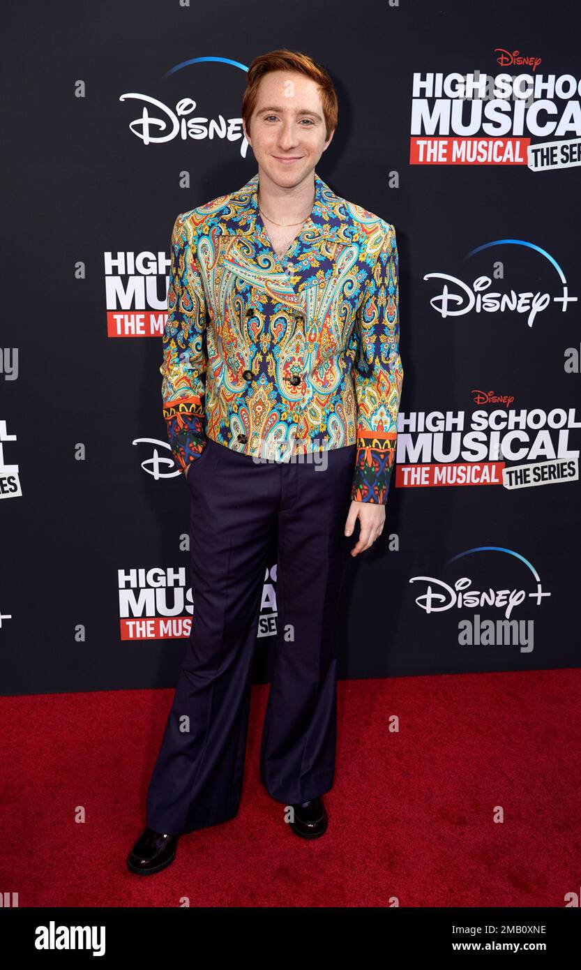 Larry Saperstein poses at the season three premiere of the Disney ...