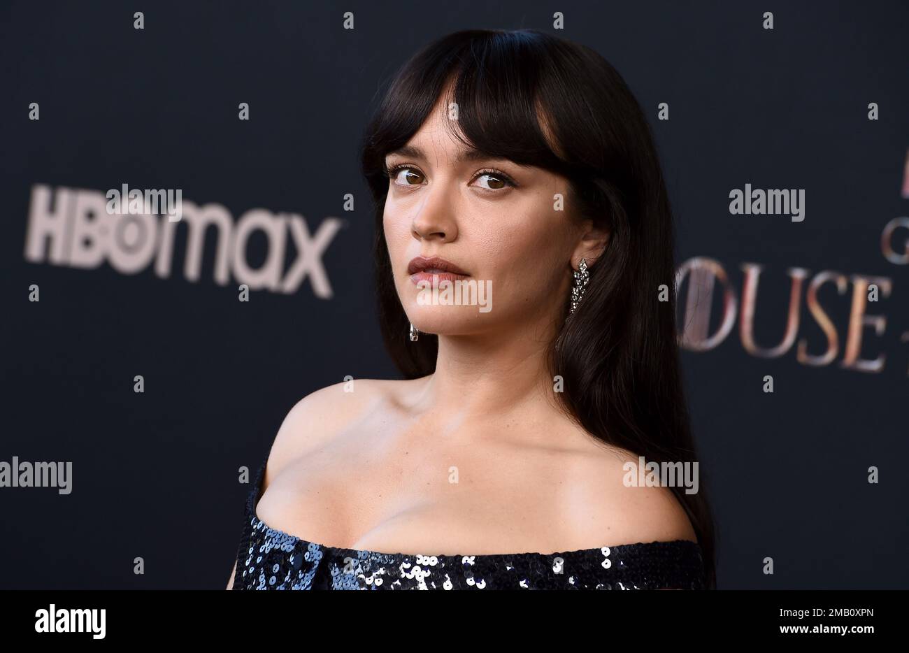 Olivia Cooke, who plays Alicent Hightower, poses at the premiere of ...