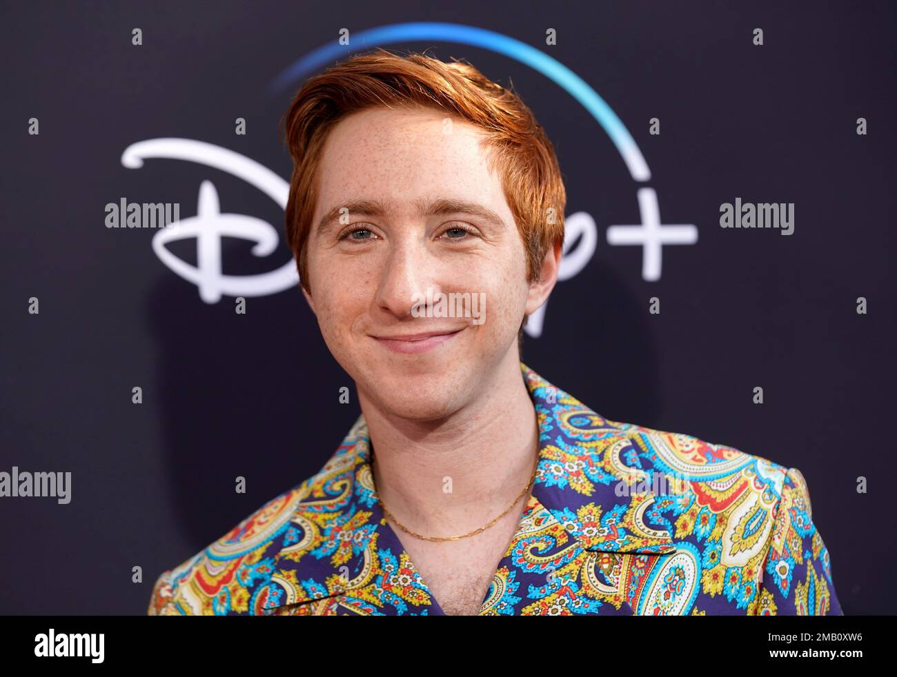 Larry Saperstein poses at the season three premiere of the Disney ...