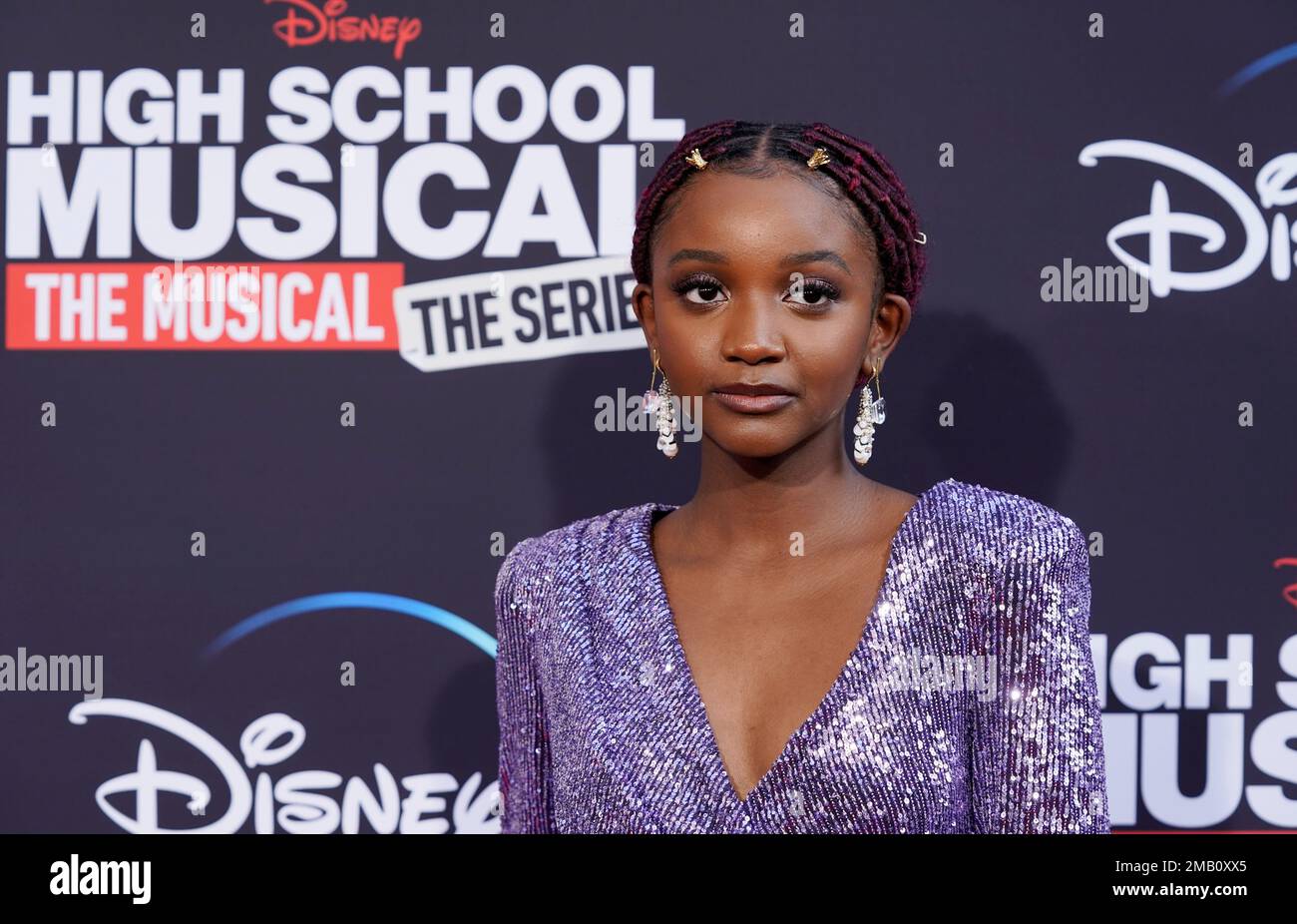 Aria Brooks poses at the season three premiere of the Disney ...