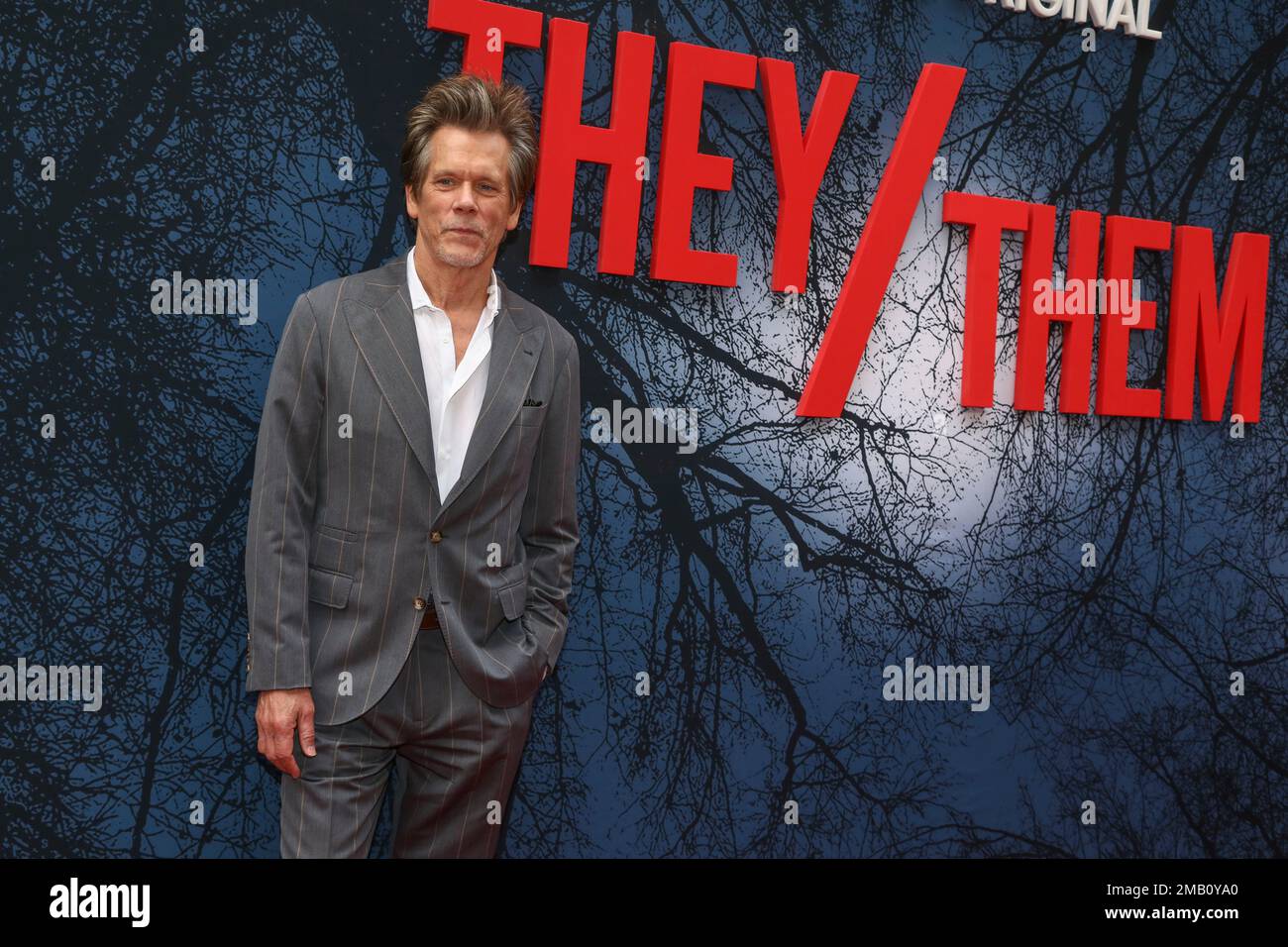 Actor Kevin Bacon attends the premiere of "They/Them" at Studio 525 on ...