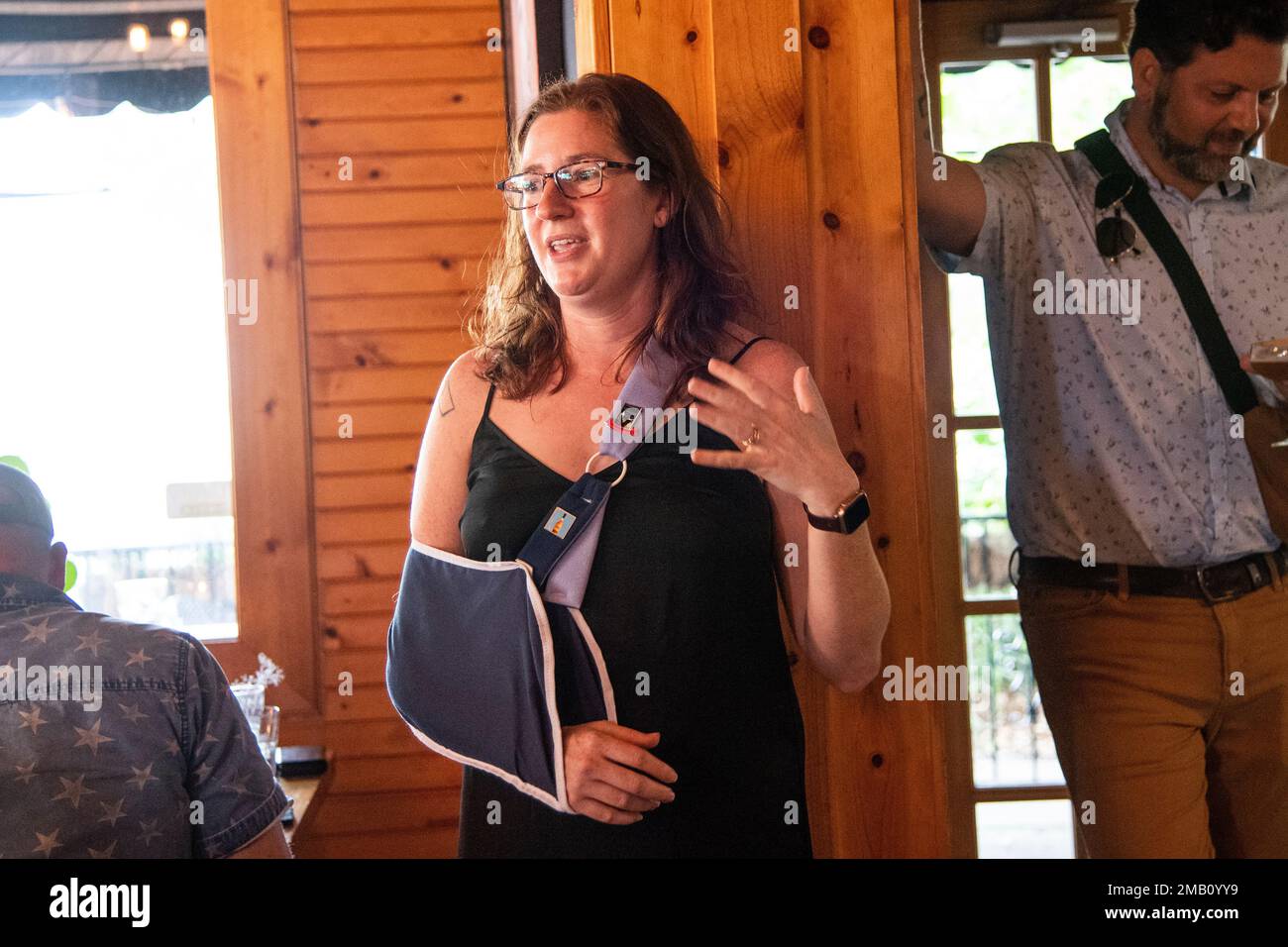 Nicole Austin, General Manager and Distiller at George Dickel is seen ...
